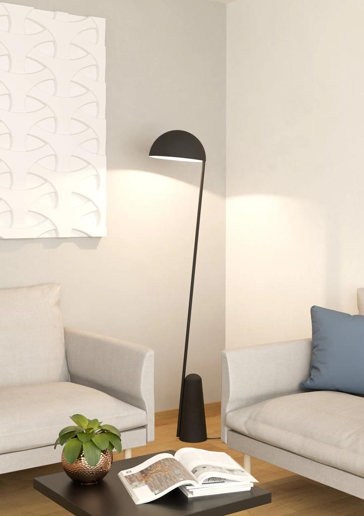 EGLO 900135 ARANZOLA stojací lampa 1xE27 V1635mm černá, bílá Stojanové lampy