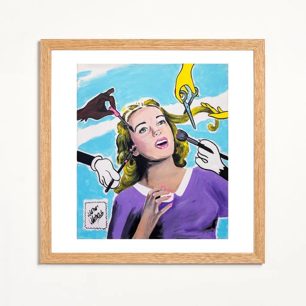 Vendula Veselá | Wona Wena Vendula Veselá | Iconic Rám: Černý, Velikost: 40 x 40 cm