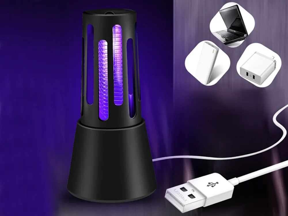Verk Group Insekticidní lampa na komáry hmyz mouchy uv účinná 5w tichý kartáč