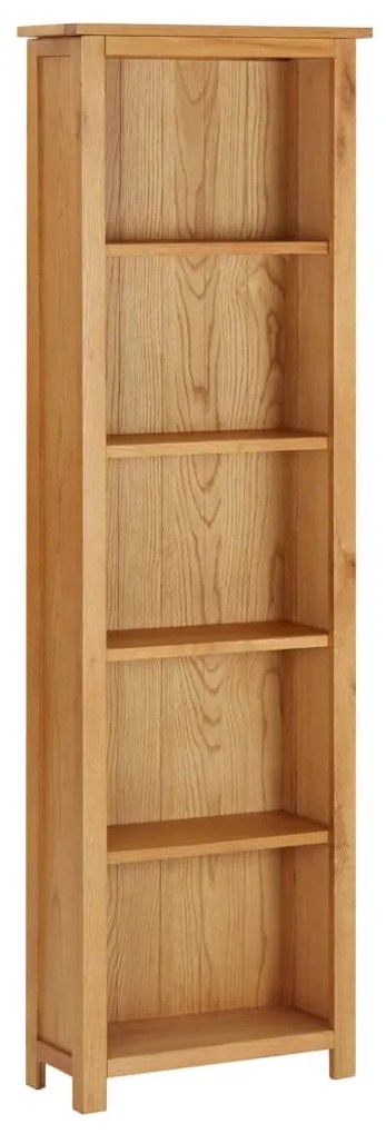 vidaXL Knihovna 52 x 22,5 x 170 cm masivní dubové dřevo
