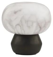 Lucerna na LED svíčku Fog Black / Marble 15,5 cm House Doctor