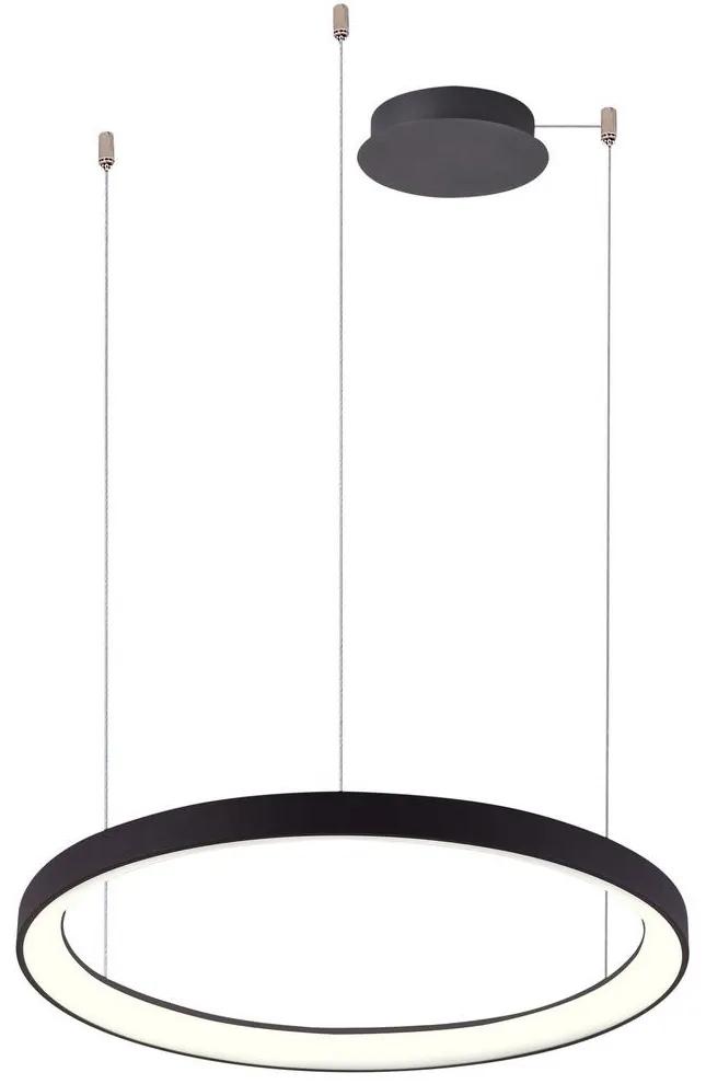 Azzardo Azzardo AZ5016-LED Stmívatelný lustr na lanku AGNES LED/38W/230V pr. 48 cm černá AZ5016