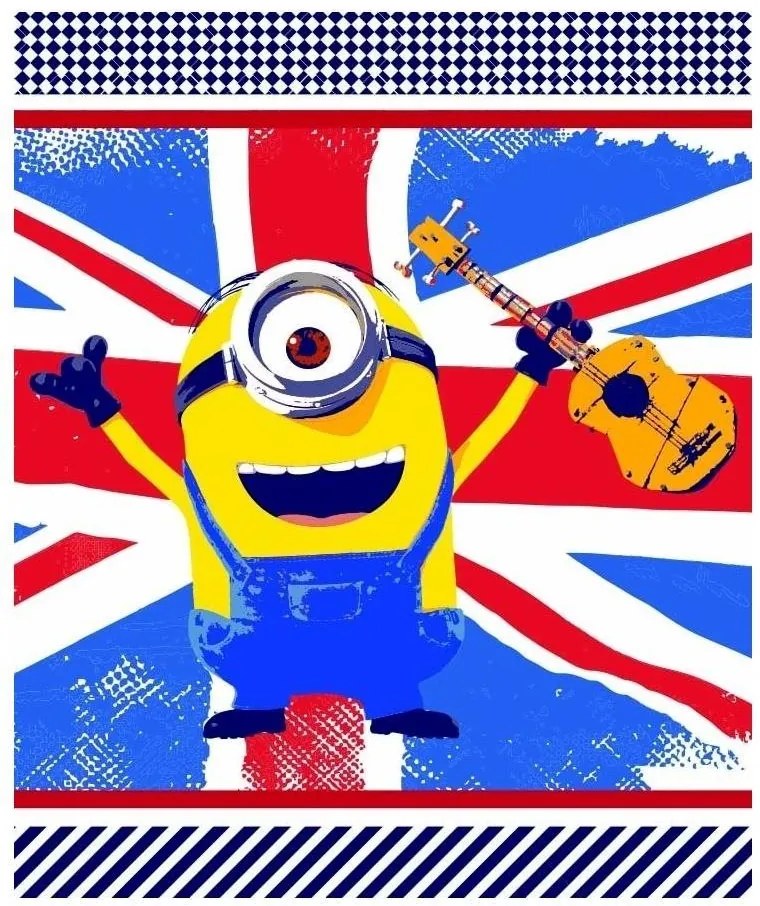 Deka jerry fabrics dětská fleecová deka minions 01 120x150 cm