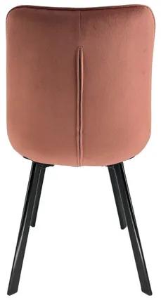 Set 2 ks jídelních židlí SJ.22, růžová