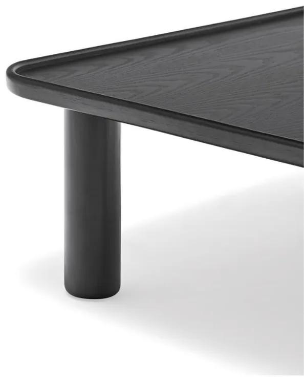 Černý dřevěný set konferenčních stolků Teulat Nest 79/49 x 79/49 cm