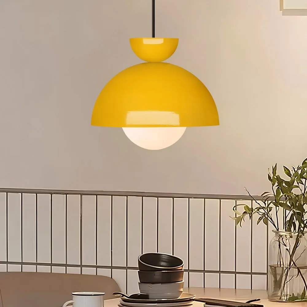 Závěsné svítidlo s kovovým stínidlem ø 25 cm Arta – Opviq lights