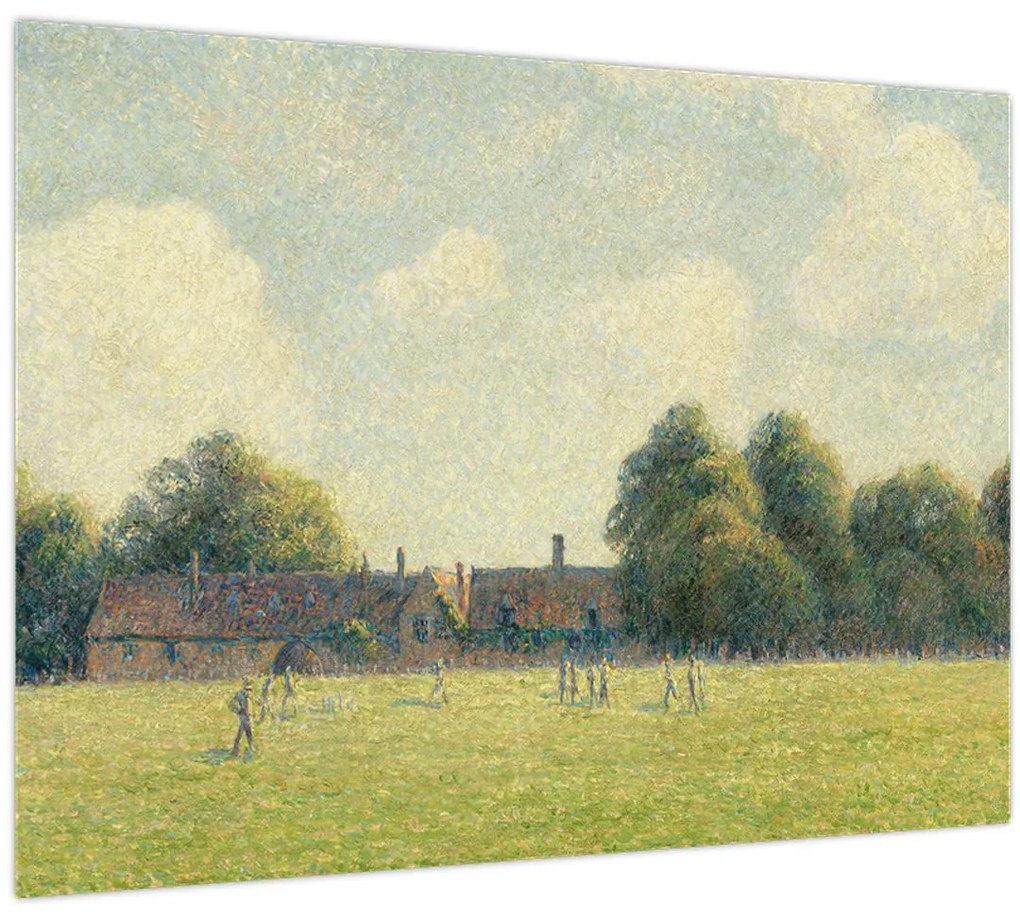 Obraz - Camille Pissarro, Hampton Court Green, reprodukce (70x50 cm)