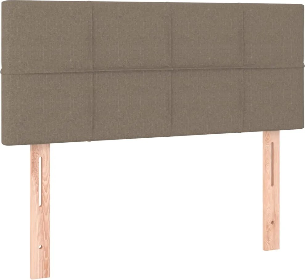 Box spring postel s matrací taupe 80x200 cm textil 3140573
