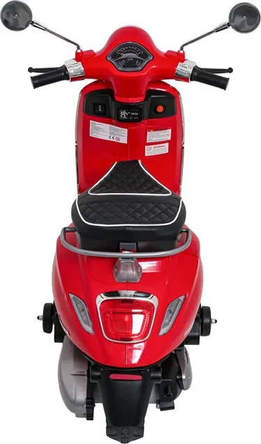 Elektrický skútr Vespa ROMA červený