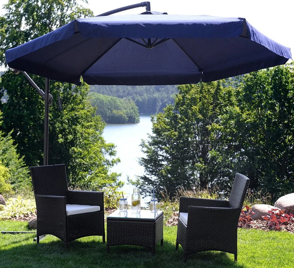 Tomido Zahradní slunečník EXCLUSIV 300 cm BLUE 3052