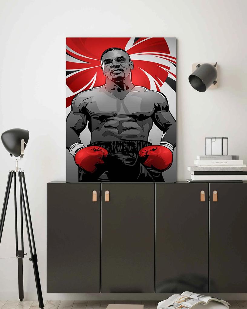 Gario Obraz na plátně Mike Tyson boxer - Nikita Abakumov Rozměry: 40 x 60 cm