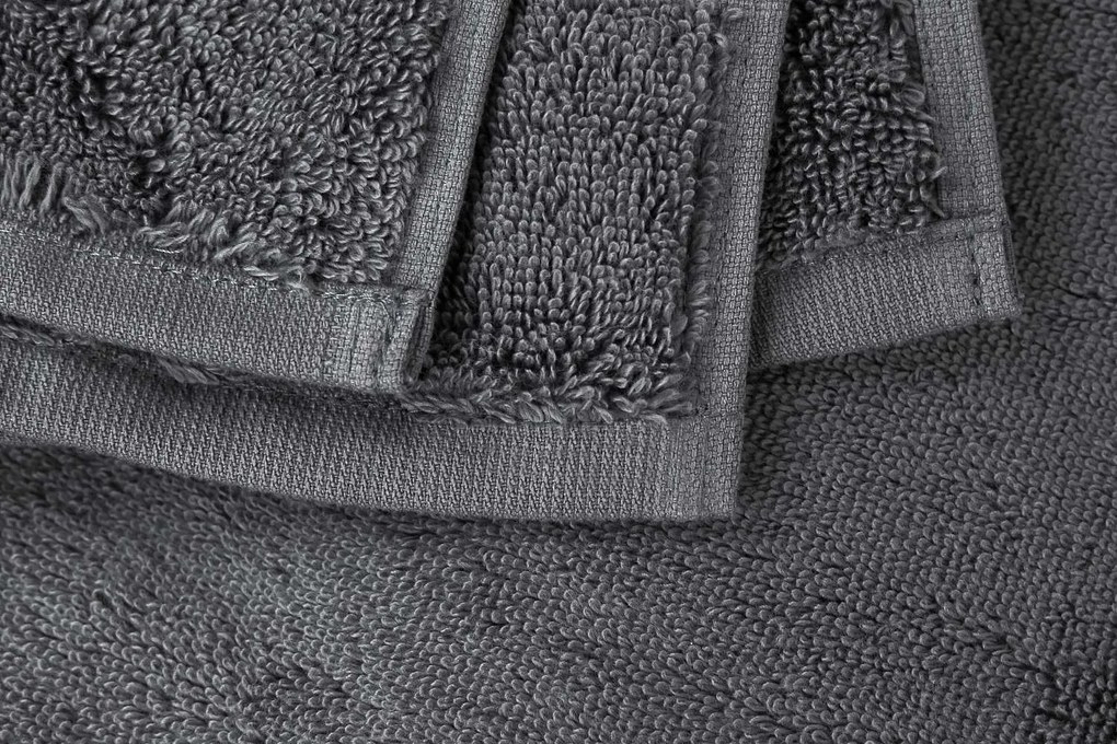 Ručníky a osušky COMFORT DI CASA NUO - tmavě šedá Velikost: osuška 70 x 140