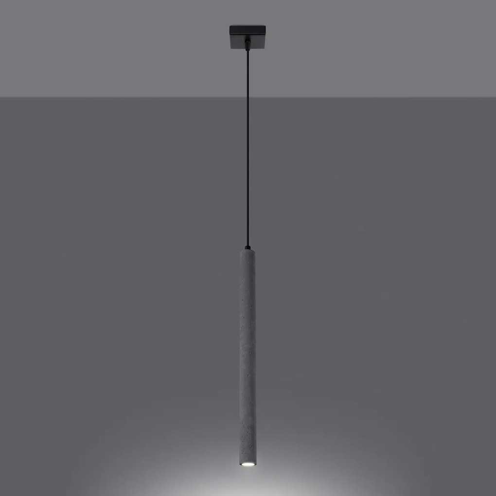 Sollux Lighting Závěsné svítidlo PASTELO 1 beton