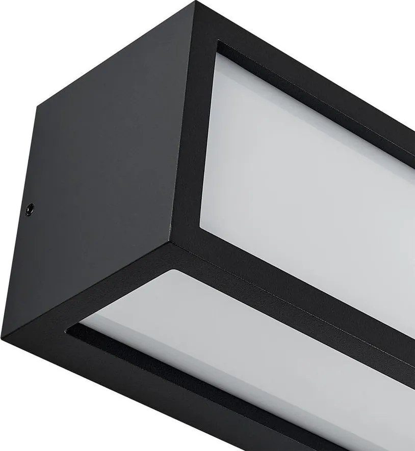 IMPR 731227 Deko-Light venkovní nástěnné přisazené svítidlo Rilongo offen Up and Down, 1x max. 15 W E27, tmavěšedá - DEKOLIGHT