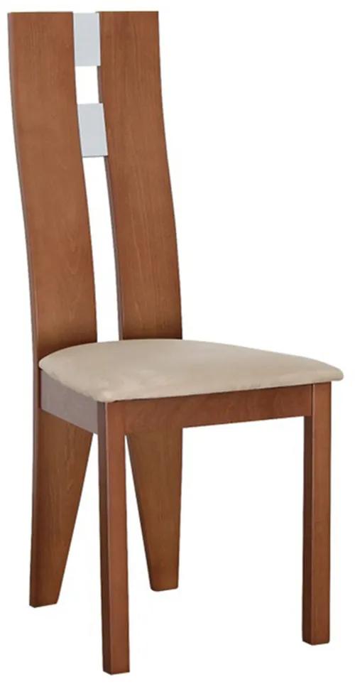 Jídelní židle Bonbon (třešeň + béžová). 1040163