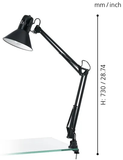 EGLO 90873 - Stolní lampa FIRMO 1xE27/40W