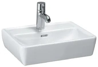 Laufen Pro - Umývátko, 45x34 cm, 1 otvor pro baterii, bílá H8119520001041
