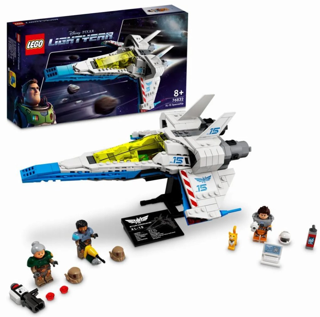 Lego stavebnice lego disney and pixar's lightyear 76832 raketa xl-15