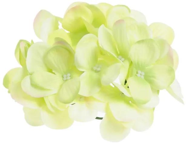 hlavičky hortenzií (12ks) - zelená