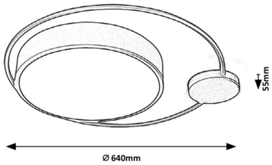 Rabalux - LED Stropní svítidlo LED/48W/230V