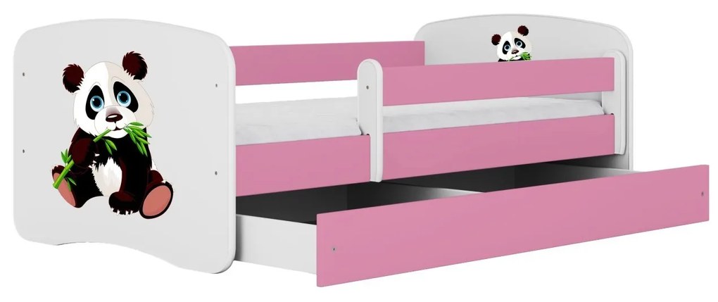 Dětská postel Babydreams panda růžová II