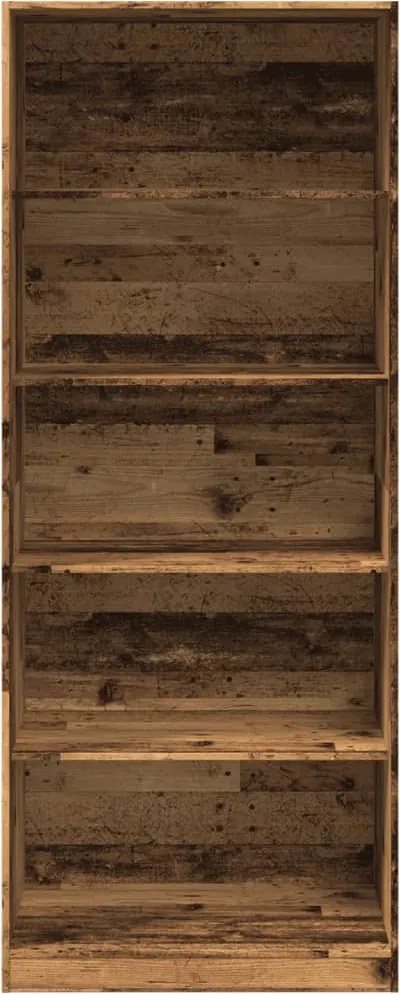 Šatní skříň old wood 80 x 50 x 200 cm kompozitní dřevo 3307727
