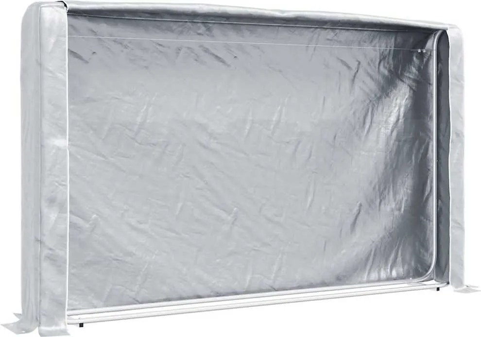 vidaXL Stojan na palivové dřevo s krytem proti dešti 250x25x150 cm [4100711]