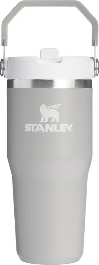 Světle šedá termoska z nerezové oceli 410 ml IceFlow™ Flip Straw 2.0 Tumbler Ash – Stanley