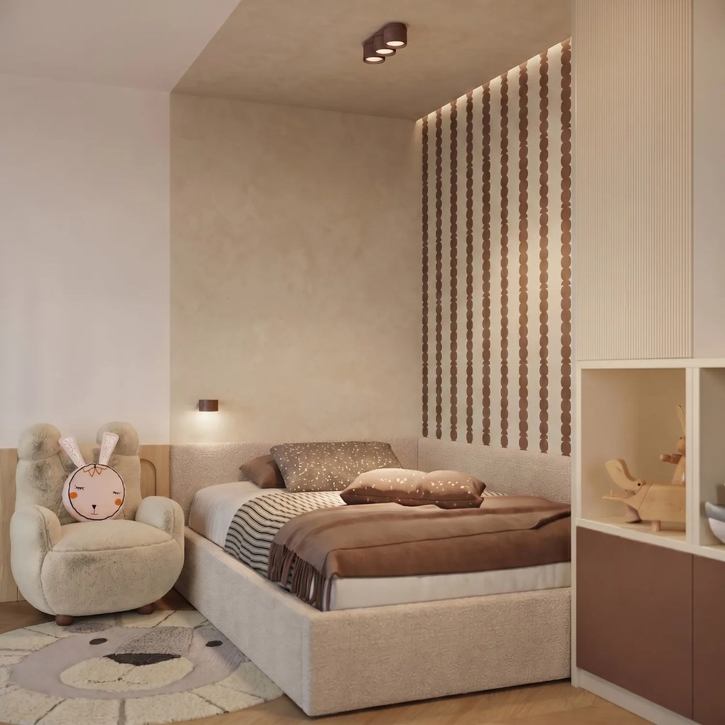 Sollux Lighting Stropní svítidlo MODO 3 hnědé GX53