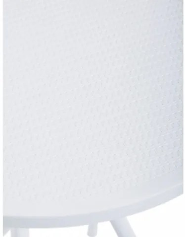Jídelní stůl kulatý bílý plastový 65 cm DT-X7007 WT