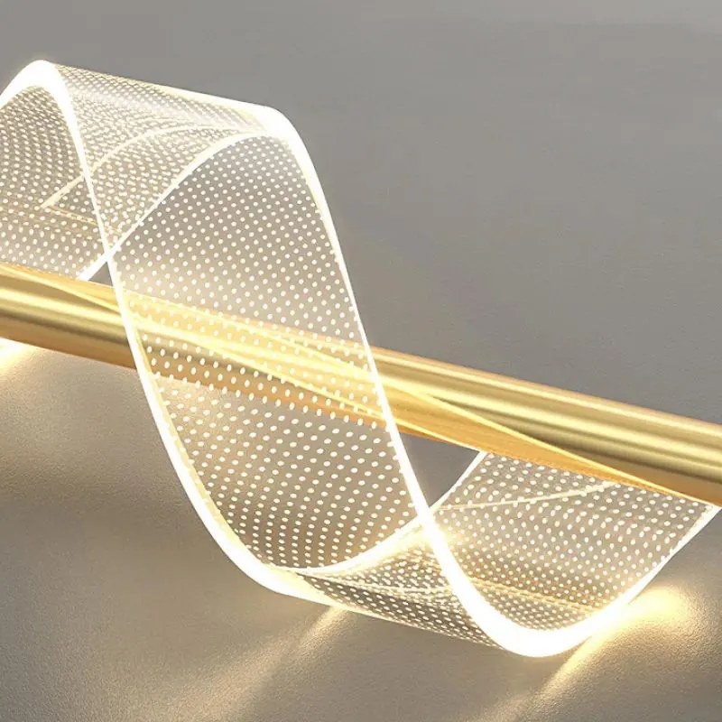 Toolight Toolight, LED stropní svítidlo 110cm, 3.6W, APP1550-CP, zlatá, OSW-05477
