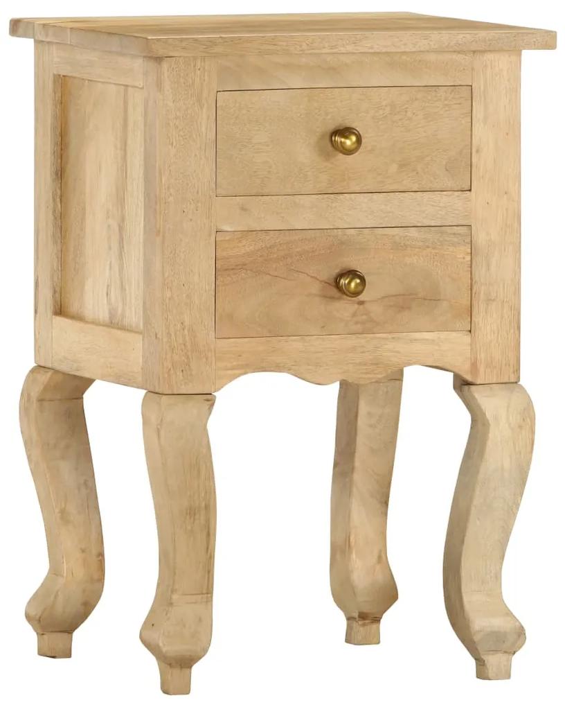 286141 vidaXL Noční stolek 40 x 35 x 60 cm masivní mangovníkové dřevo