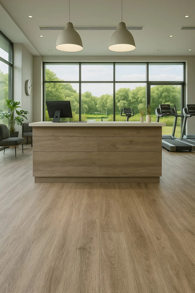 Beauflor, PVC podlaha - lino Texalino Supreme 900M Luxury Oak - dub, na míru, šíře 2m,3m,4m,5m, šedá, filc, chodba / předsíň