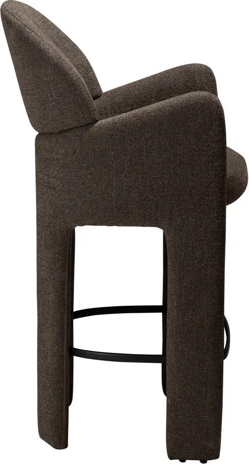 Hnědá barová židle (výška sedáku 68,5 cm) Aole – DAN-FORM Denmark
