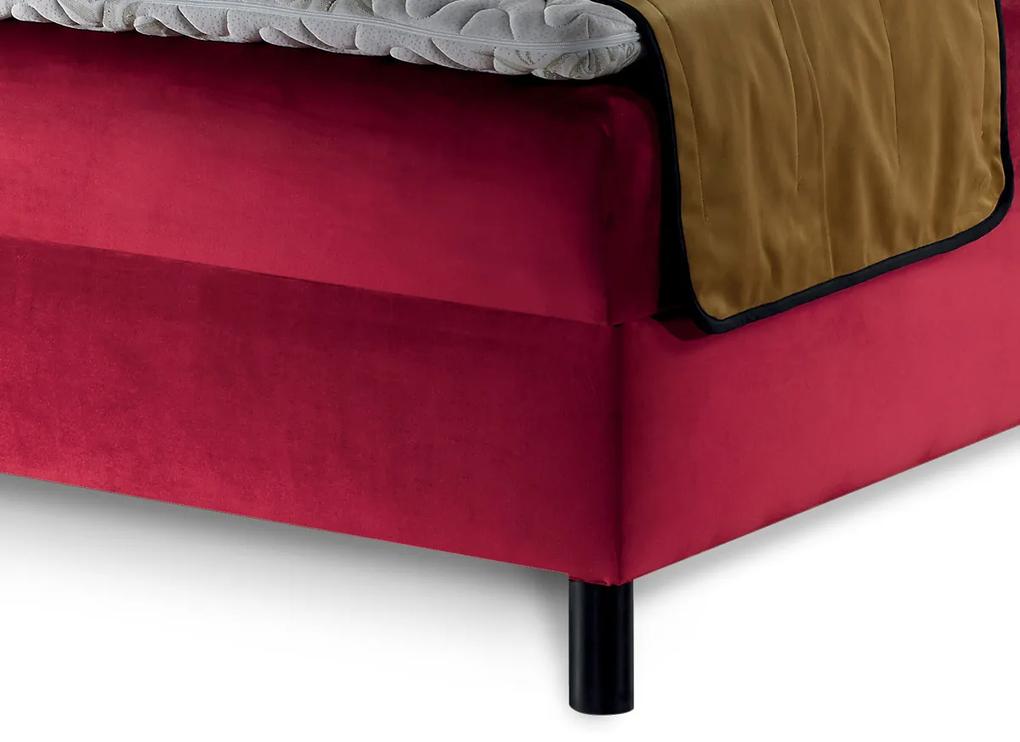 NEW DESIGN postele Boxspring postel RETO s úložným prostorem, 160×200 cm, matrace a rošt v ceně Velikost postele: 160 × 200 cm