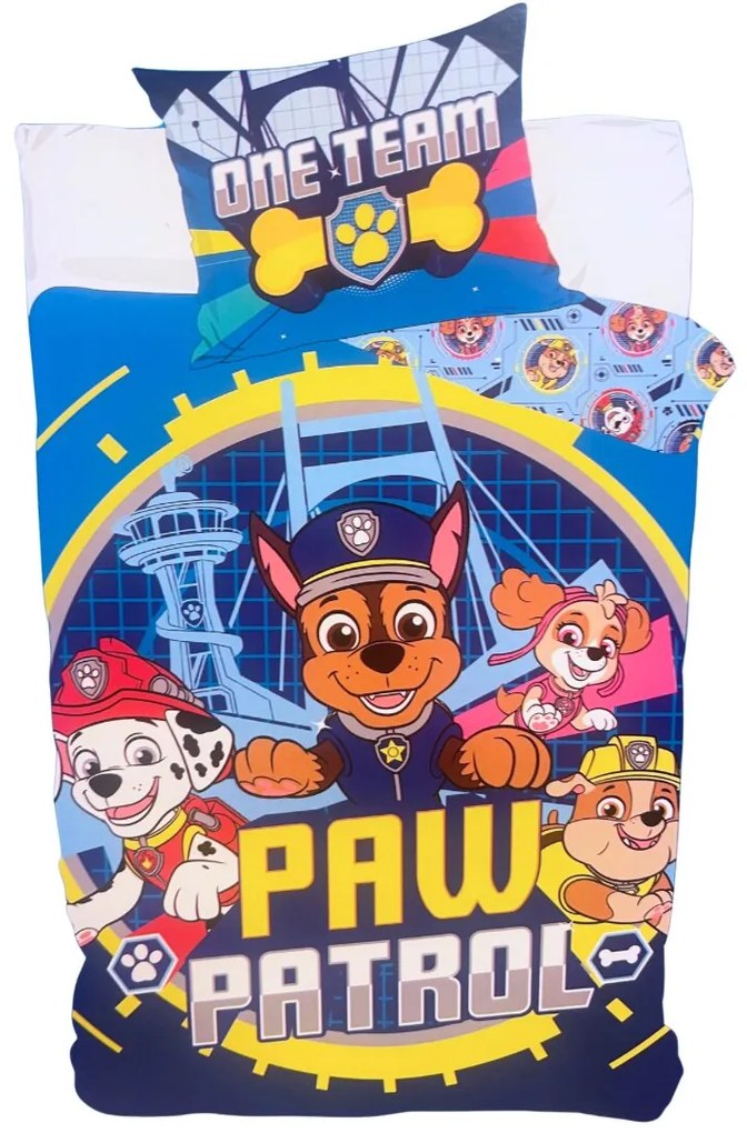 Povleceni Disney Paw Patrol team 140x200cm + 90x70 cm SETINO