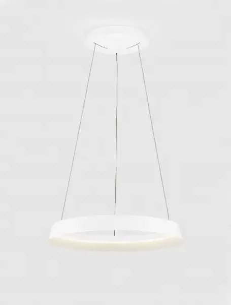 LED stmívatelný bílá designový lustr Ormi