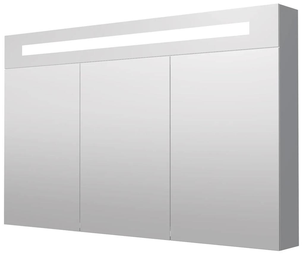 Intedoor R ZS 120 LED zrcadlová stěna 120x75cm RZS120LED Barva: 99 - Dub Thermo černohnědý