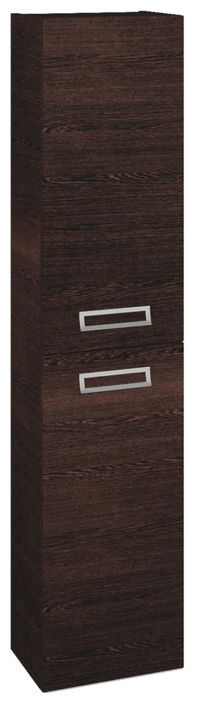 Dřevojas Skříň vysoká DOOR SV1D2 35 Varianta: D08 Wenge / Úchytka T01 / D08 Wenge / Pravé