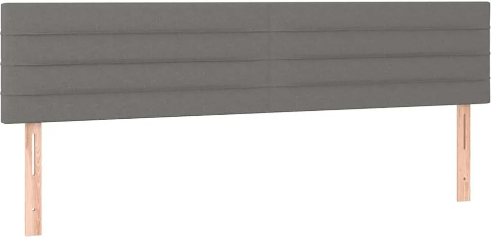 Box spring postel s matrací tmavě šedá 120x190 cm textil 3270412