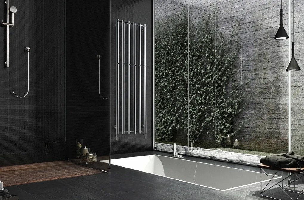 PMH Rosendal 266 x 950 mm R1SS koupelnový radiátor kartáčovaná nerez