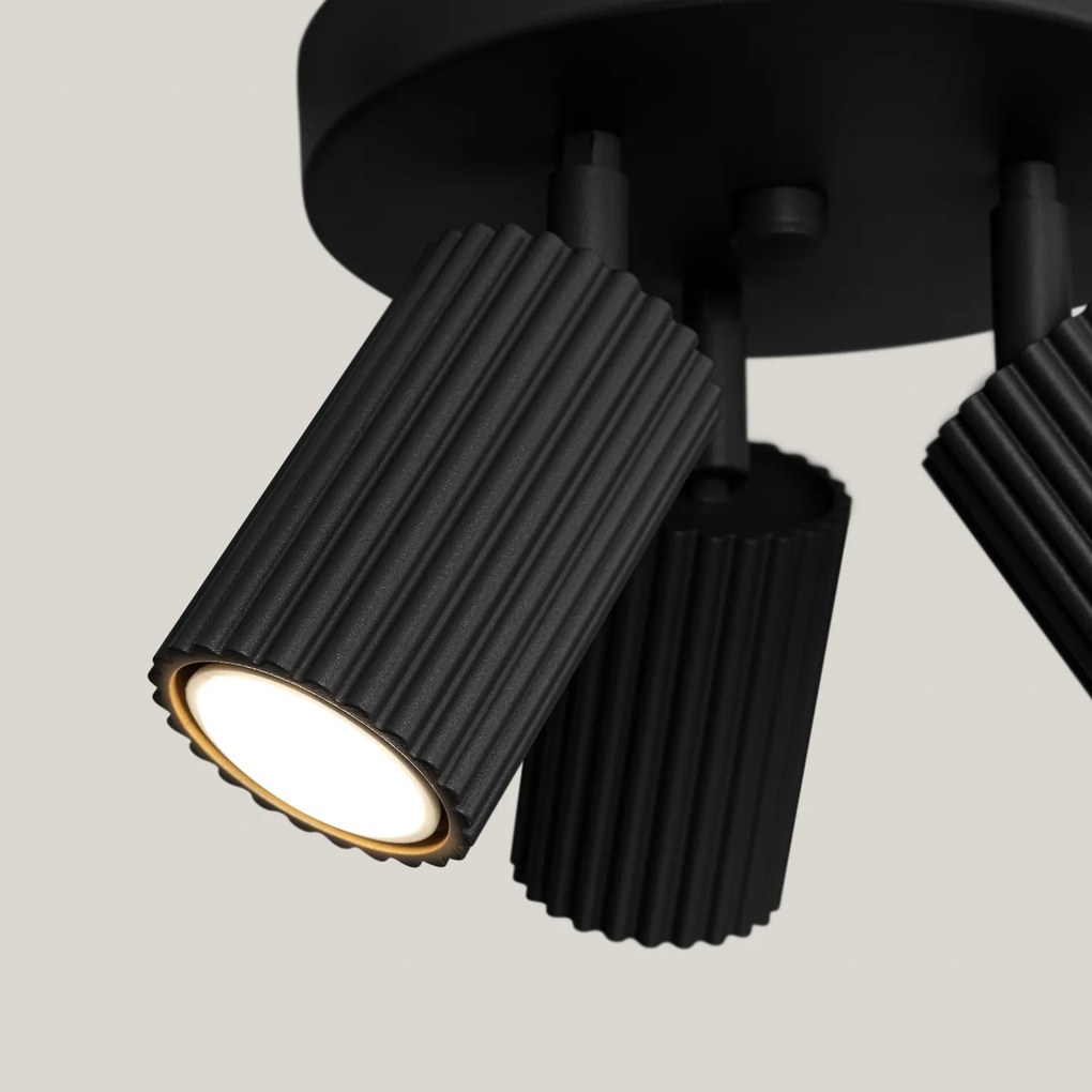 Sollux Lighting Stropní svítidlo KARBON 3P Černá