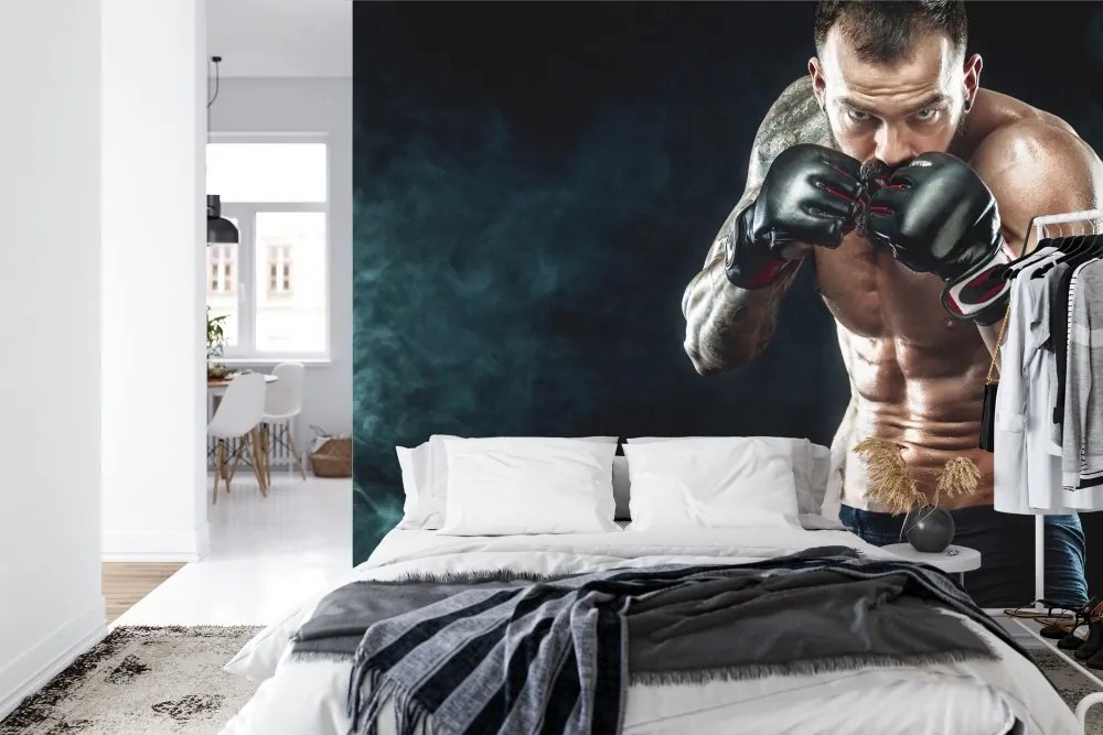 Fototapeta Soustředěný Boxer Strukturální vinyl 90x60