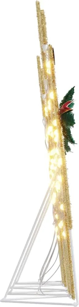 LED Sobové 4 ks Zlatá 45 x 19 x 65 cm textil 3385893