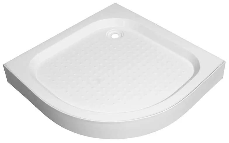 BPS-koupelny Čtvrtkruhová akrylátová sprchová vanička HYD-RSV-SXL01D 70x70 bílá