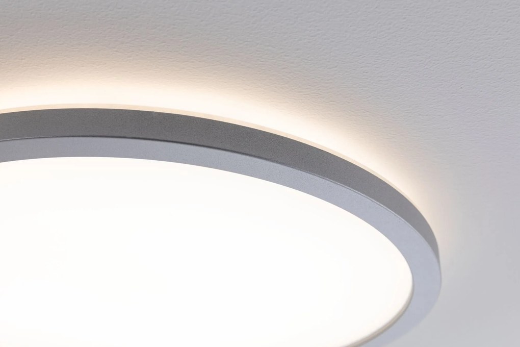 Paulmann 70991 Atria Shine, matně chromové stropní svítidlo s korónou, 16W LED 3000K, průměr 29,3cm