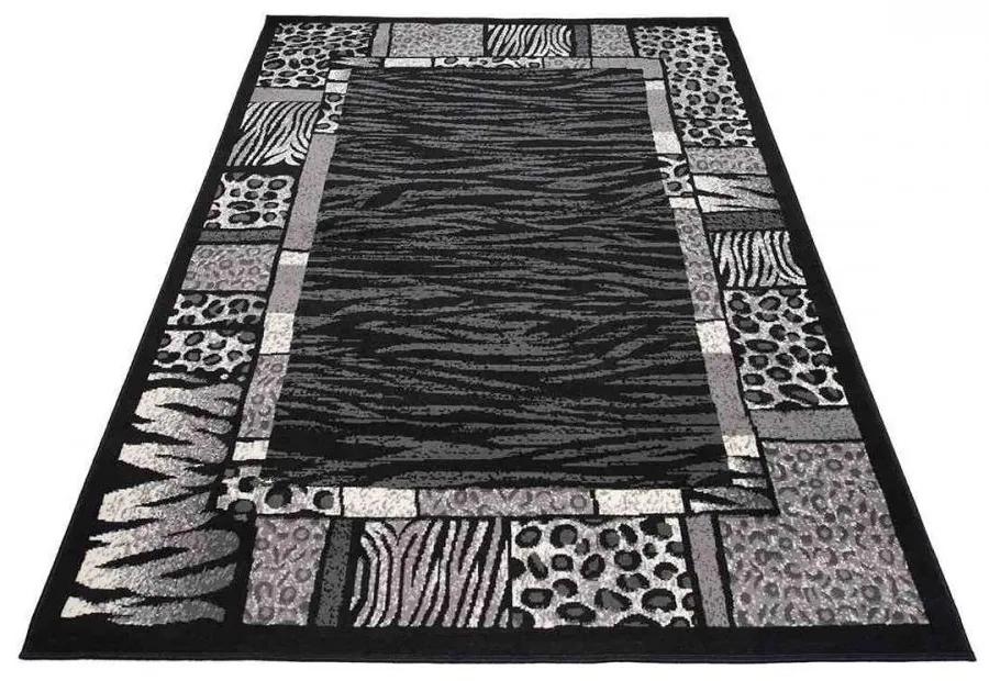 Kusový koberec PP Petro černý 130x190cm