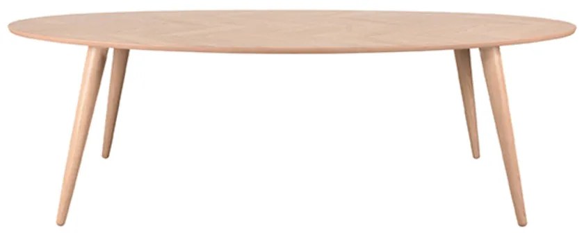 LABEL51 Oválný jídelní stůl INES 210x110 cm světlý ME-70.034