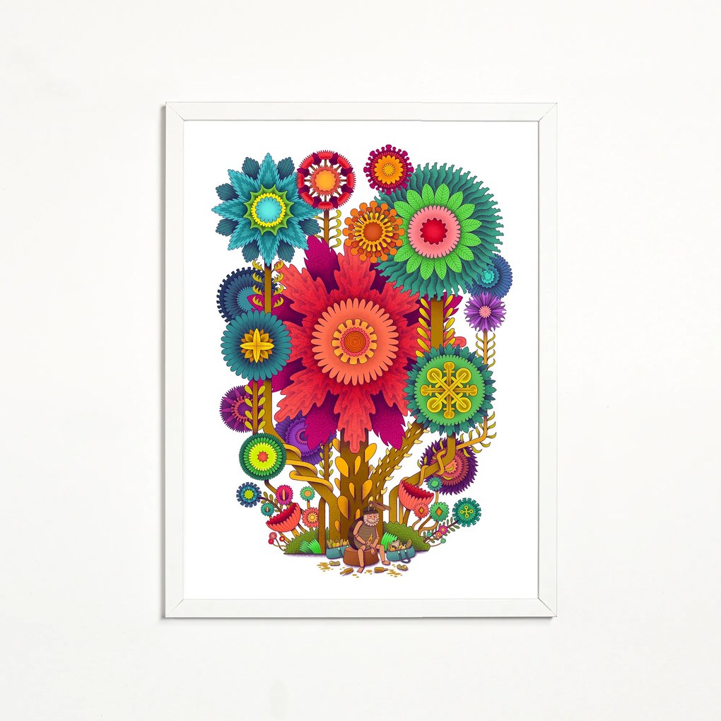 Dávid Soboň | Flowers of Evil Rám: Černý, Velikost: 60 x 40 cm