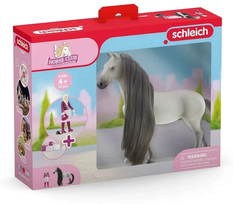 Schleich 42584 Startovací sada Sofia a Dusty, 18,7 x 24,5 x 6 cm